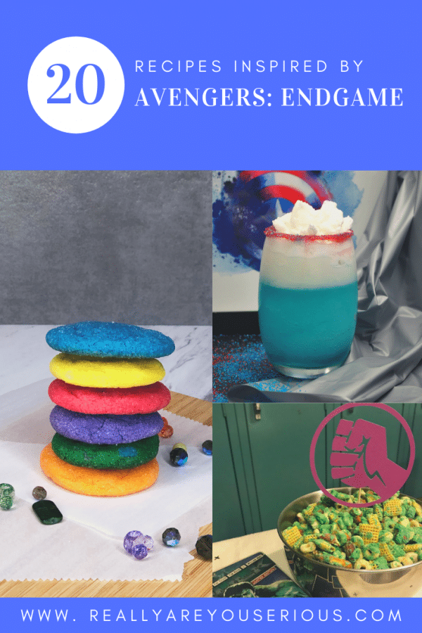 Avengers: Endgame | 20 Recipes inspired by your favorite Marvel heroes ...