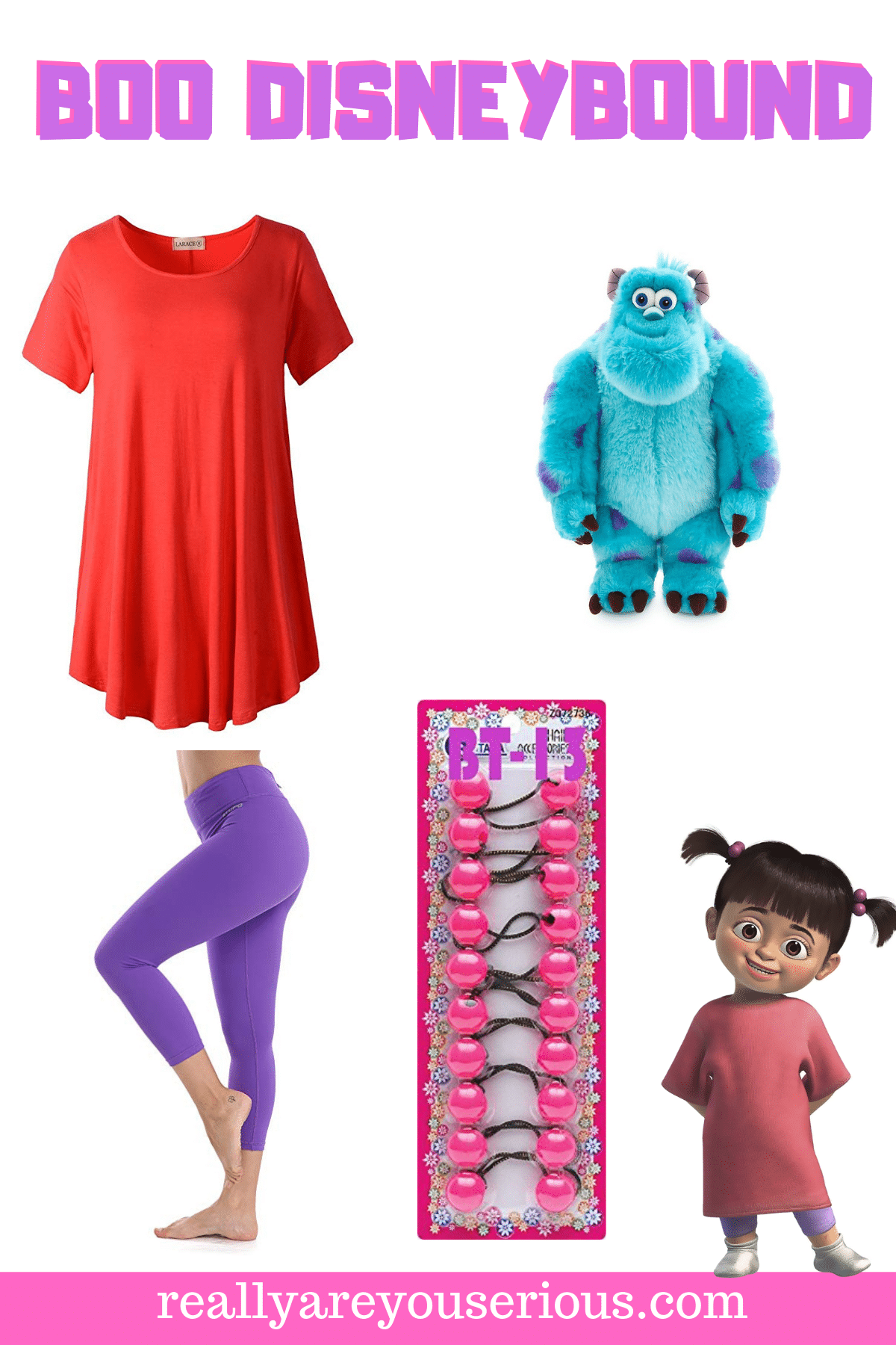 Boo DisneyBound from Monsters Inc • Really, Are You Serious?