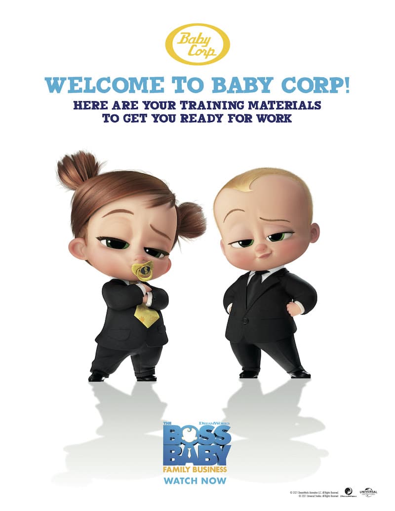 The Boss Baby: Family Business Activity Sheets • Really, Are You Serious?